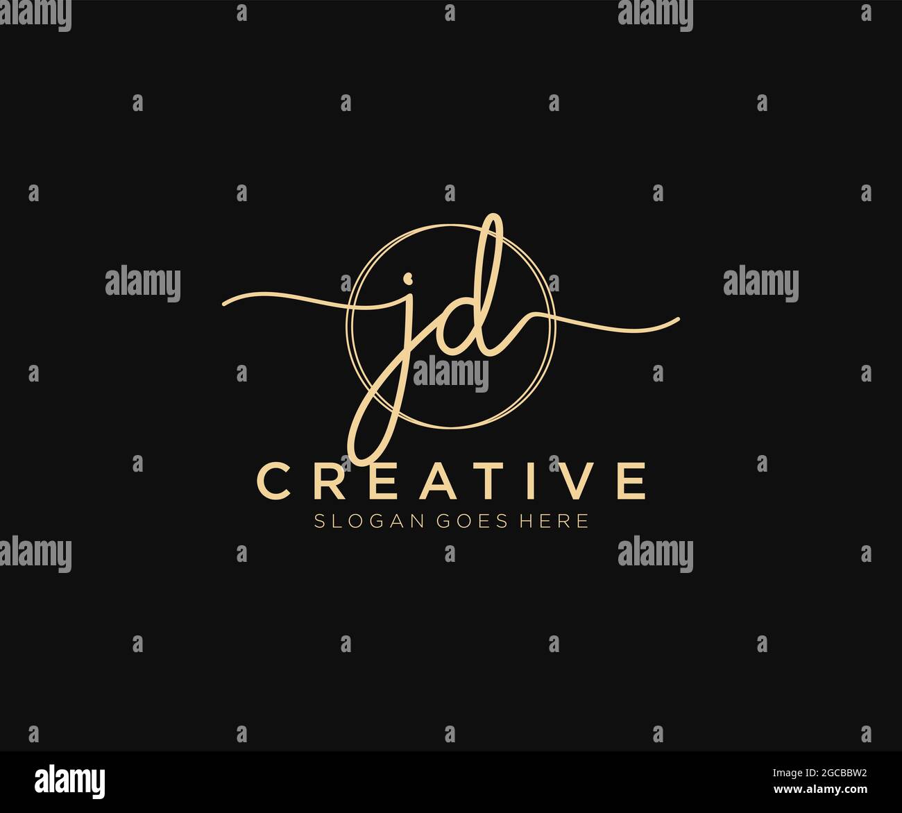 Jd minimal logo hi-res stock photography and images - Alamy