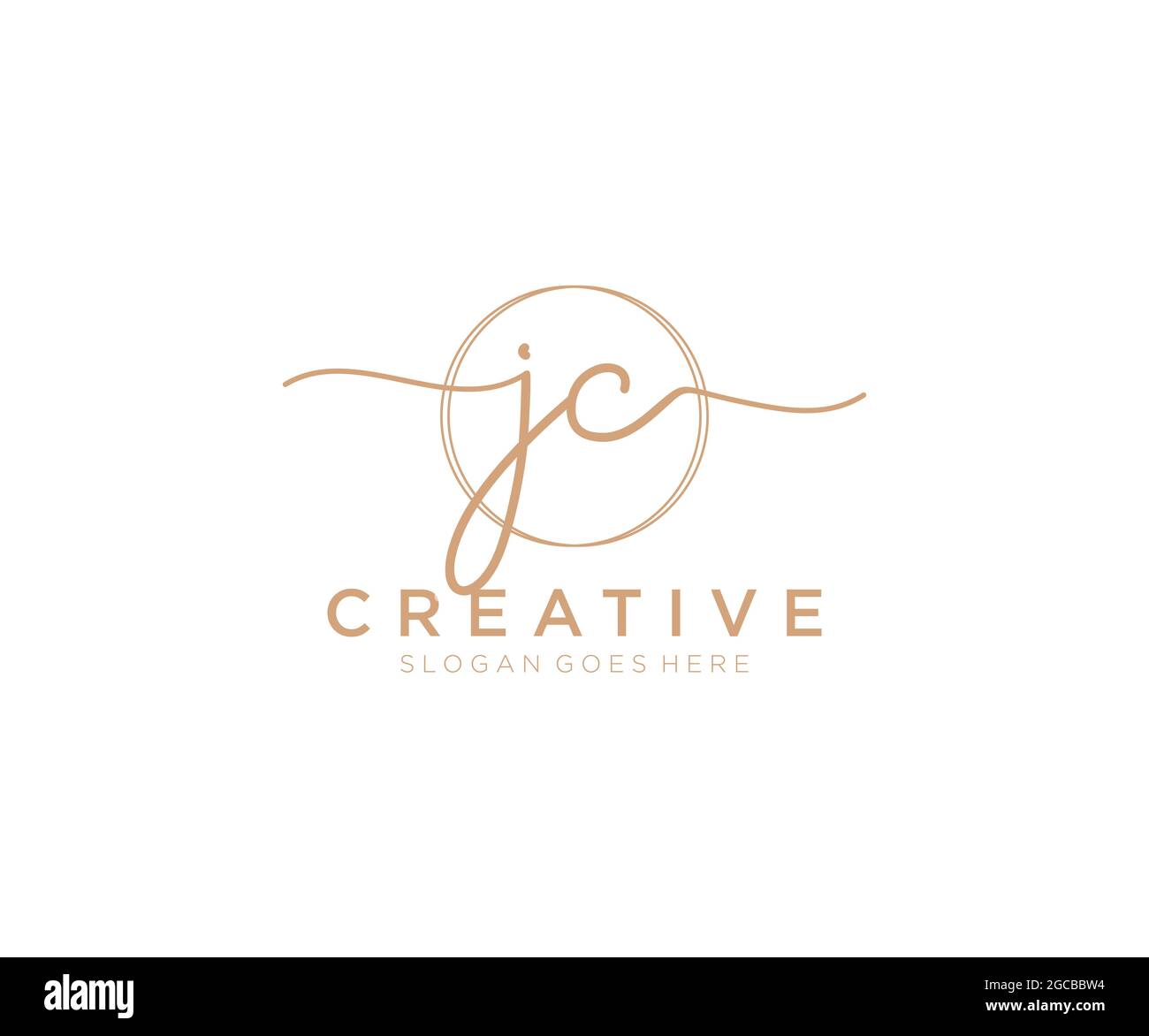 Jc minimal logo design Cut Out Stock Images & Pictures - Alamy