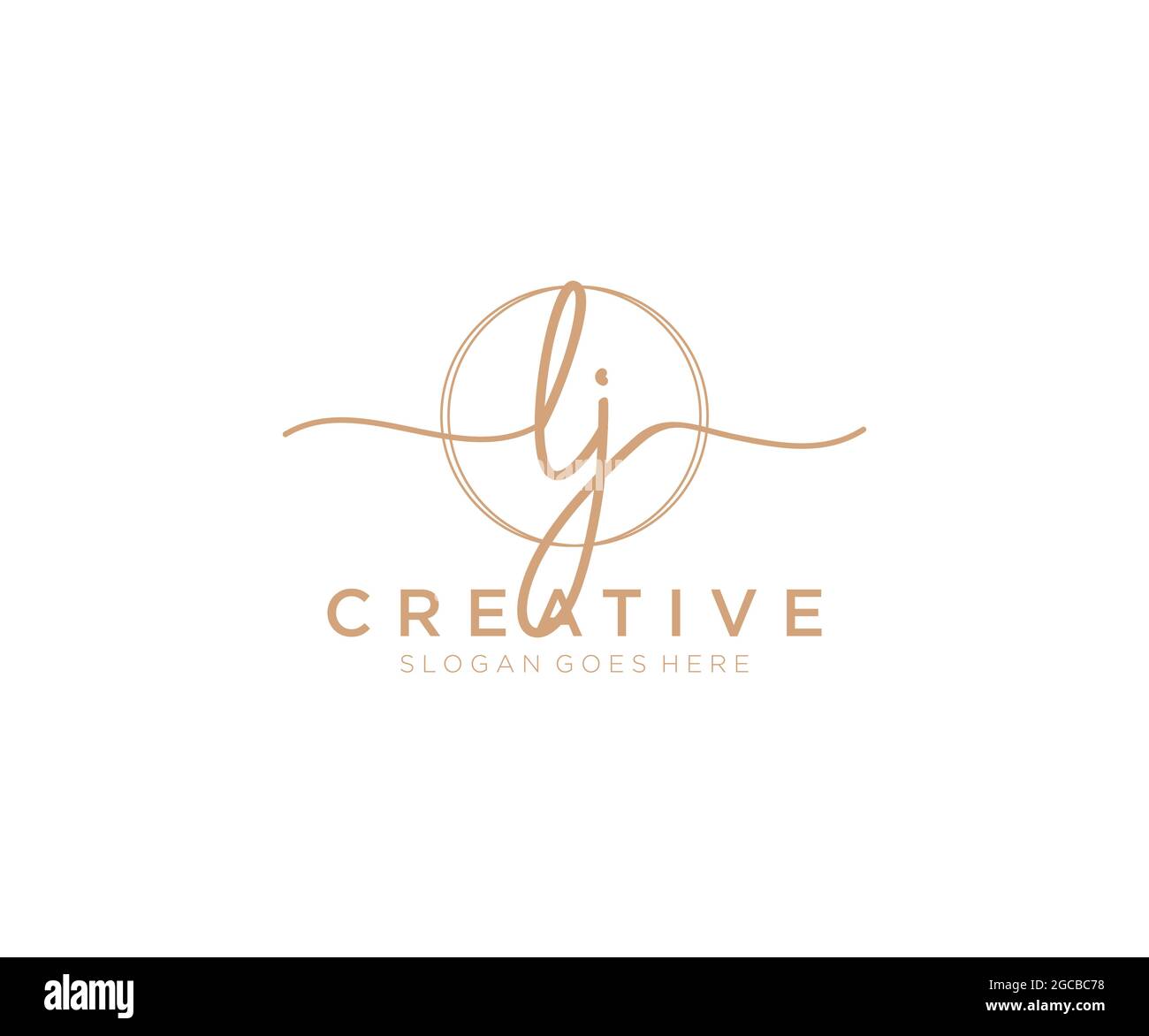 LI Feminine logo beauty monogram and elegant logo design, handwriting ...