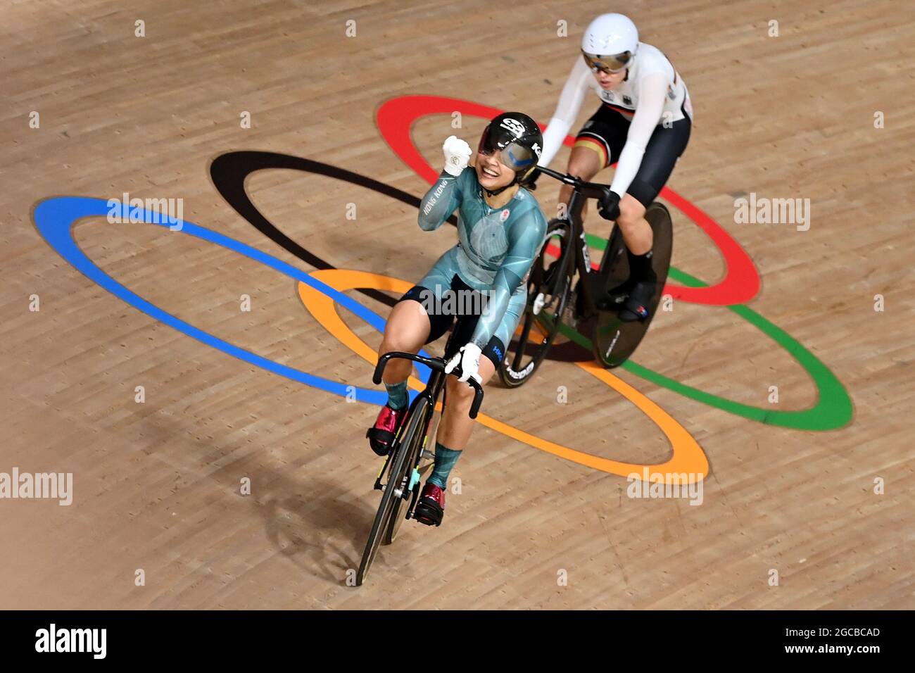 Izu, Japan. 08th Aug, 2021. Cycling/Track: Olympics, Sprint, Women ...