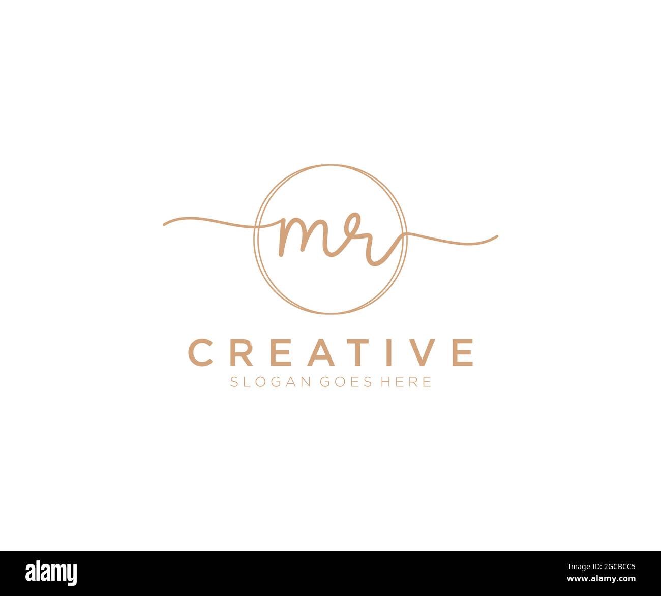 Mr minimal logo design hi-res stock photography and images - Alamy