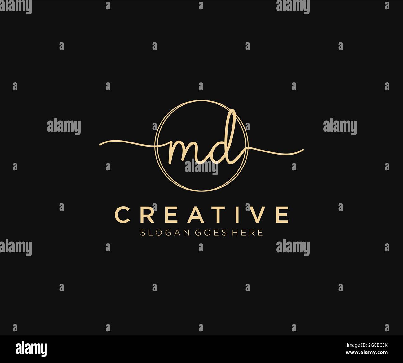 Md signature hi-res stock photography and images - Alamy