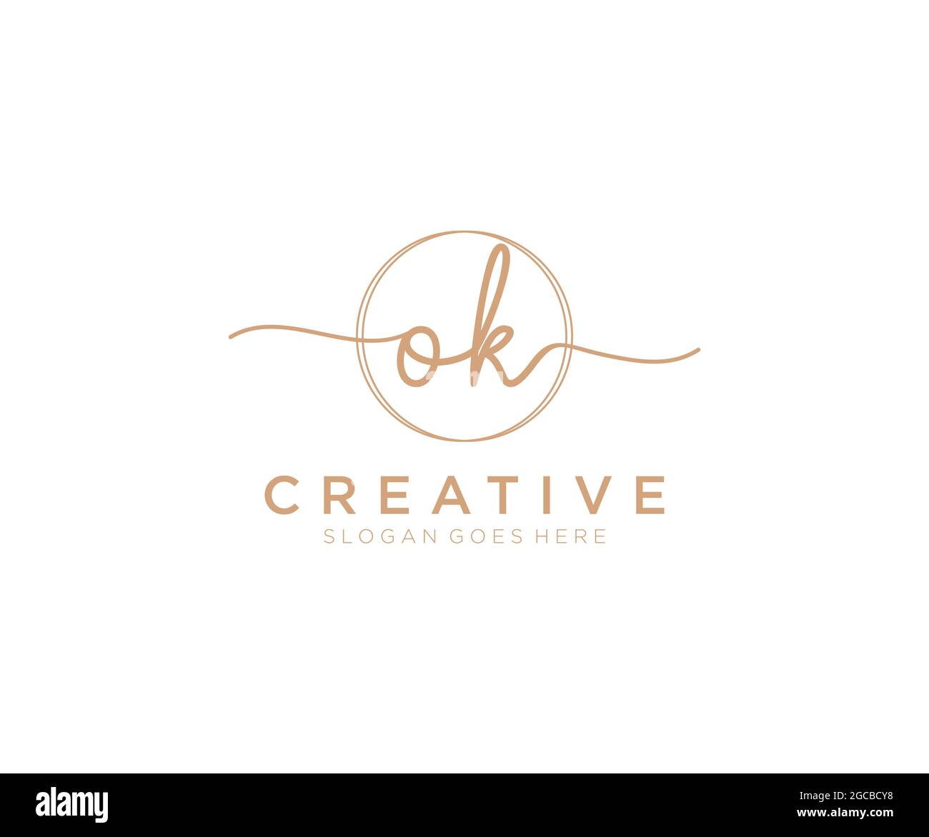 Ok initials logo hi-res stock photography and images - Alamy