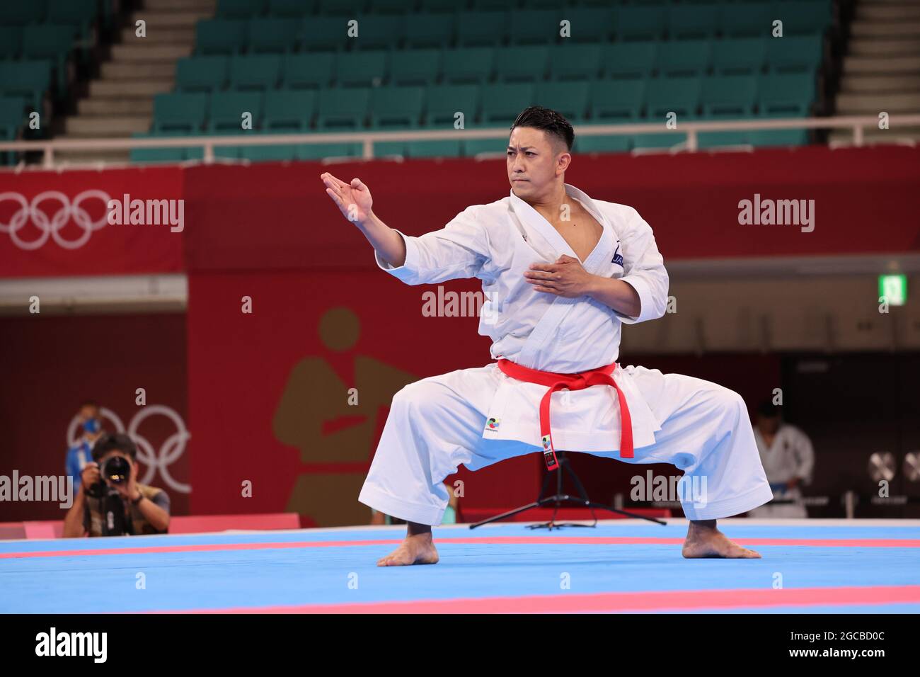 Tokyo, Japan. 6th Aug, 2021. Ryo Kiyuna (JPN) Karate : Men's Kata ...