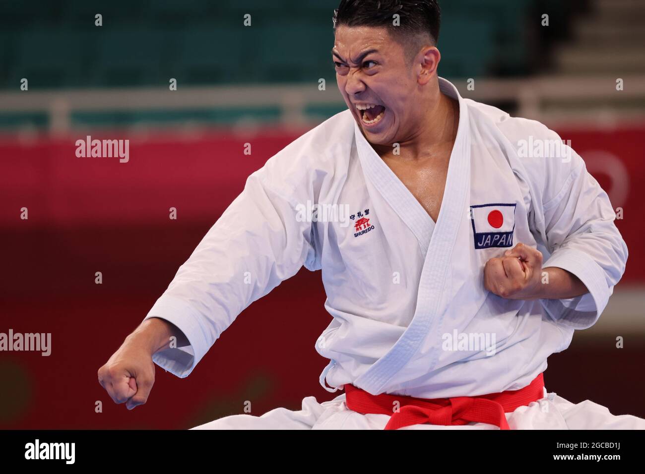 Tokyo, Japan. 6th Aug, 2021. Ryo Kiyuna (JPN) Karate : Men's Kata ...