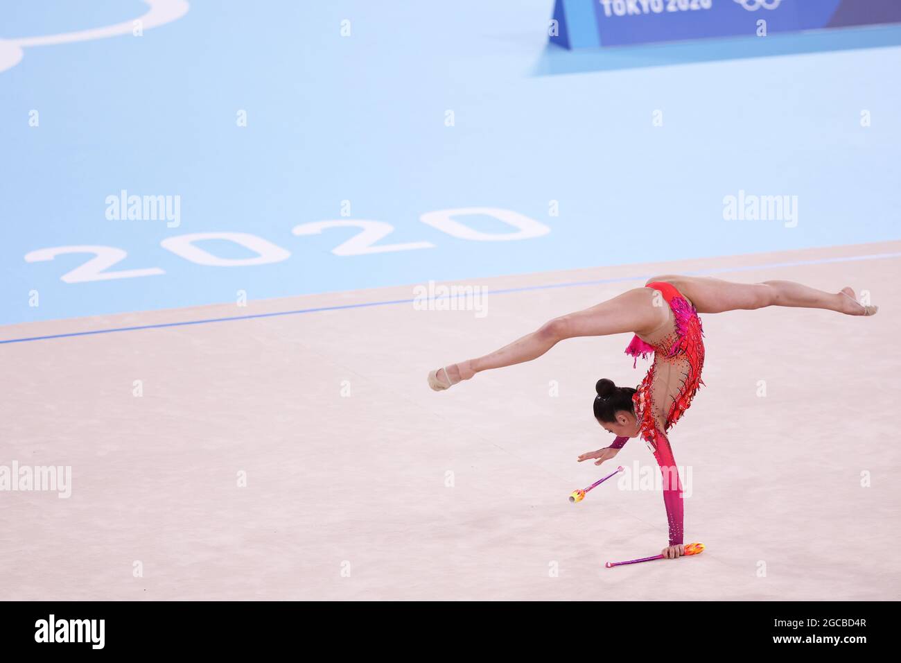 Tokyo Japan 6th Aug 2021 Chisaki Oiwa Jpn Rhythmic Gymnastics Individual All Around