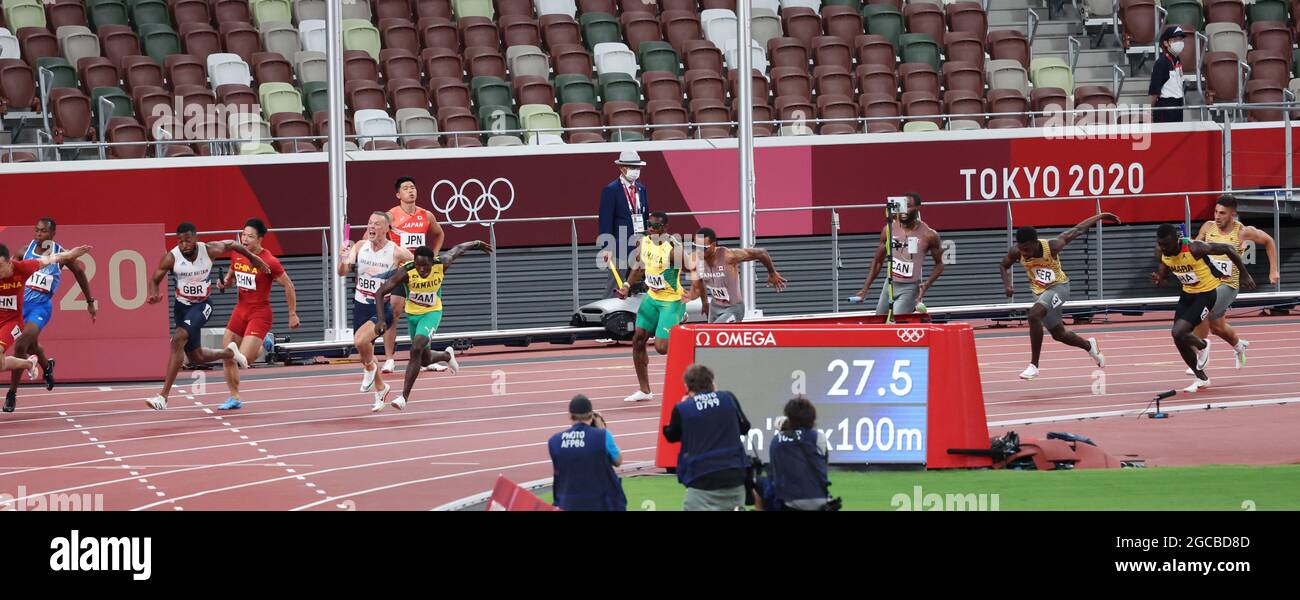 Tokyo, Japan. 6th Aug, 2021. Yuki Koike (JPN) Athletics : Men's 4100m ...