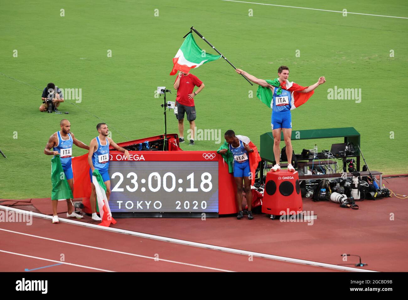 Tokyo, Japan. 6th Aug, 2021. Italy tewm group (ITA) Athletics : Runners ...