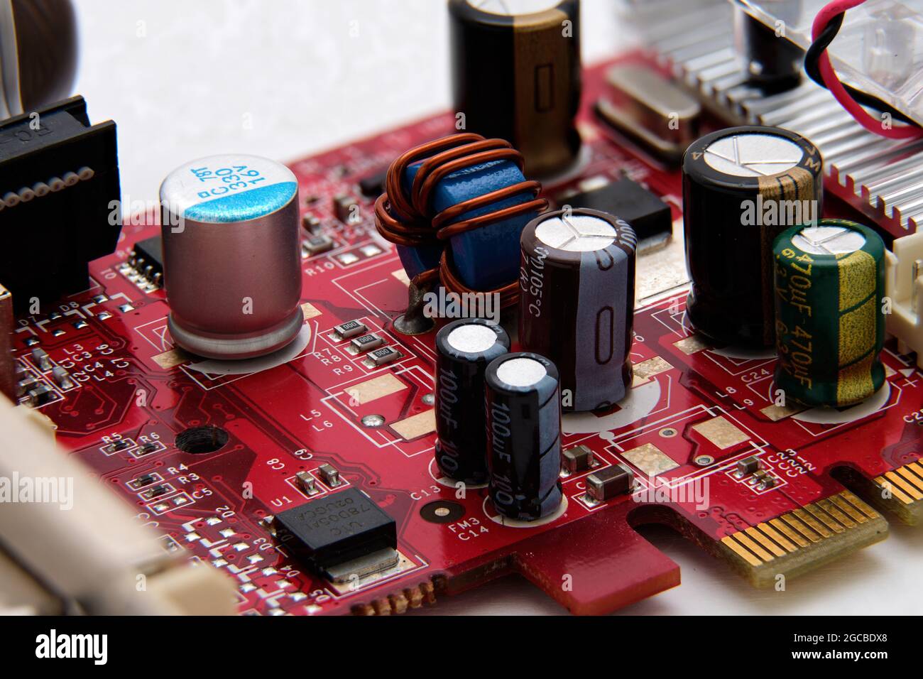 Futuristic electronic circuits hi-res stock photography and images - Alamy