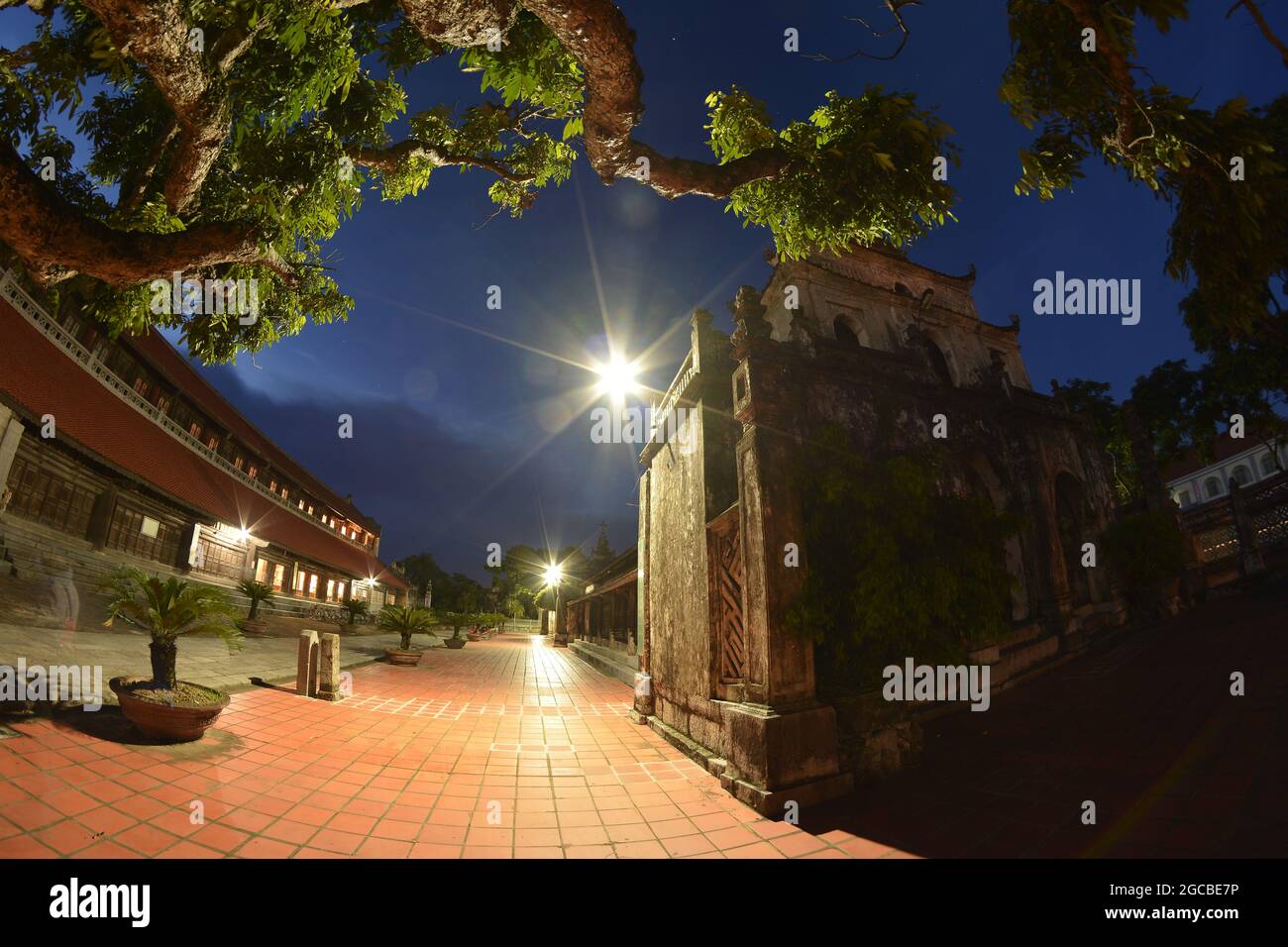 Ancient Phat Diem stone church in Ninh Binh province northern Vietnam ...