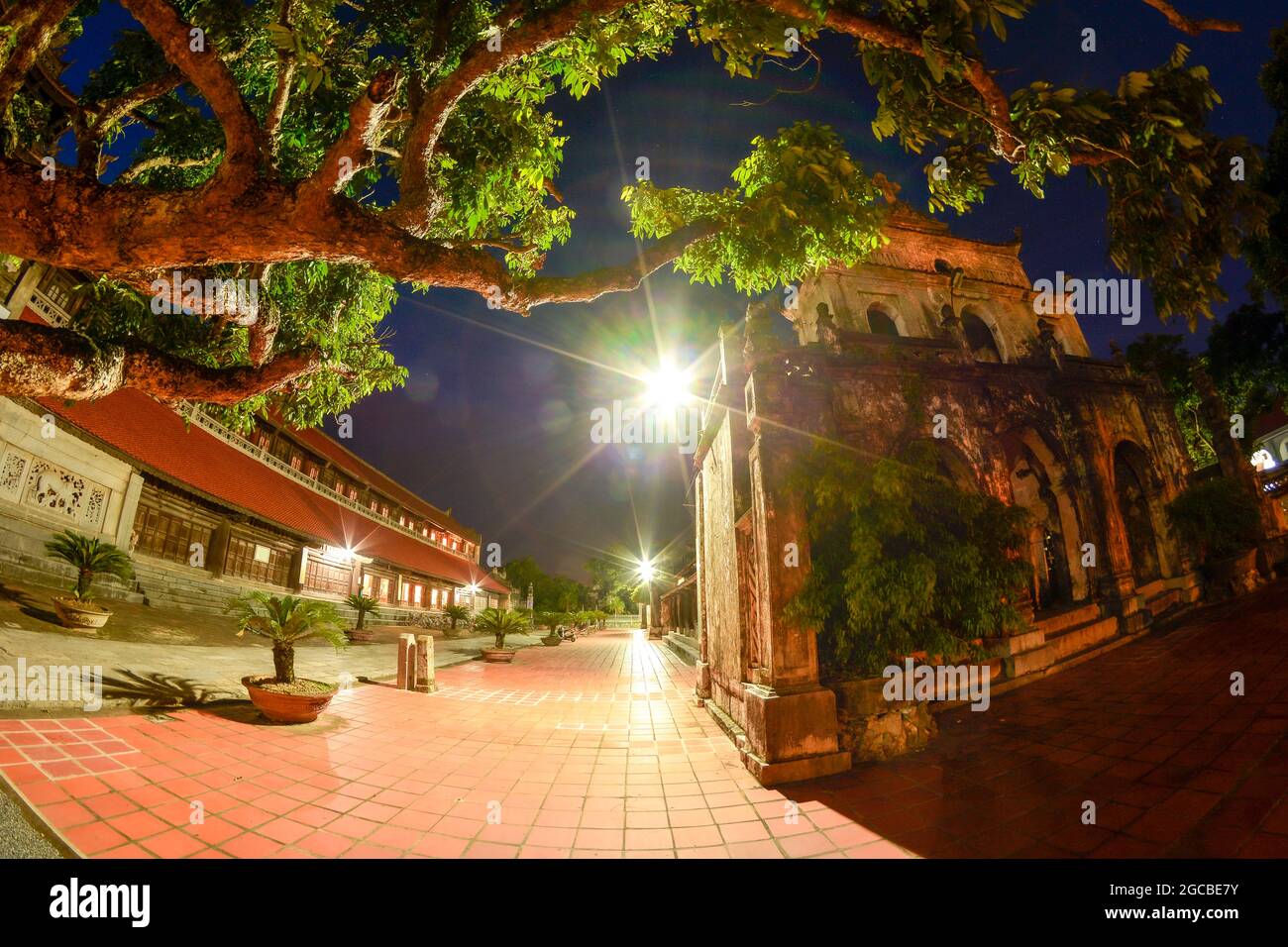 Ancient Phat Diem stone church in Ninh Binh province northern Vietnam ...