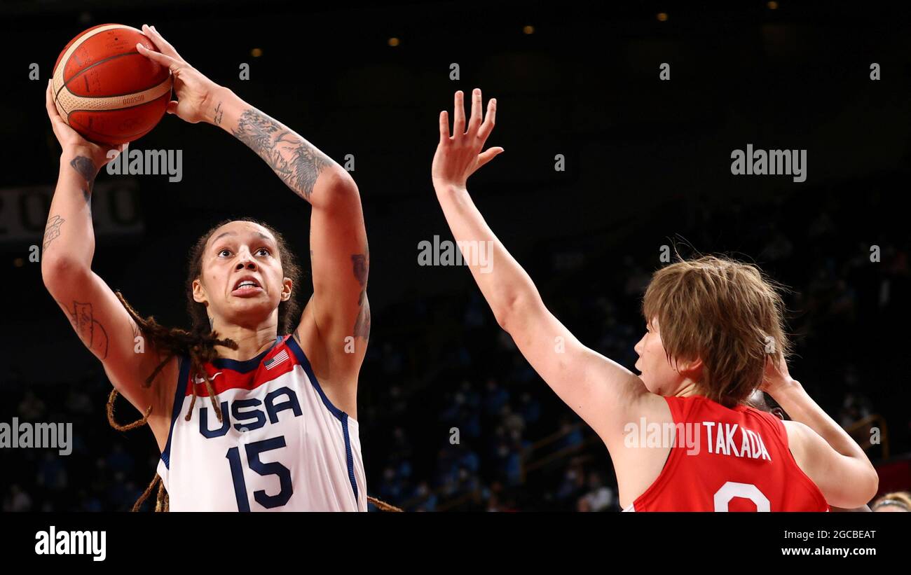 Brittney griner medal hi-res stock photography and images - Alamy