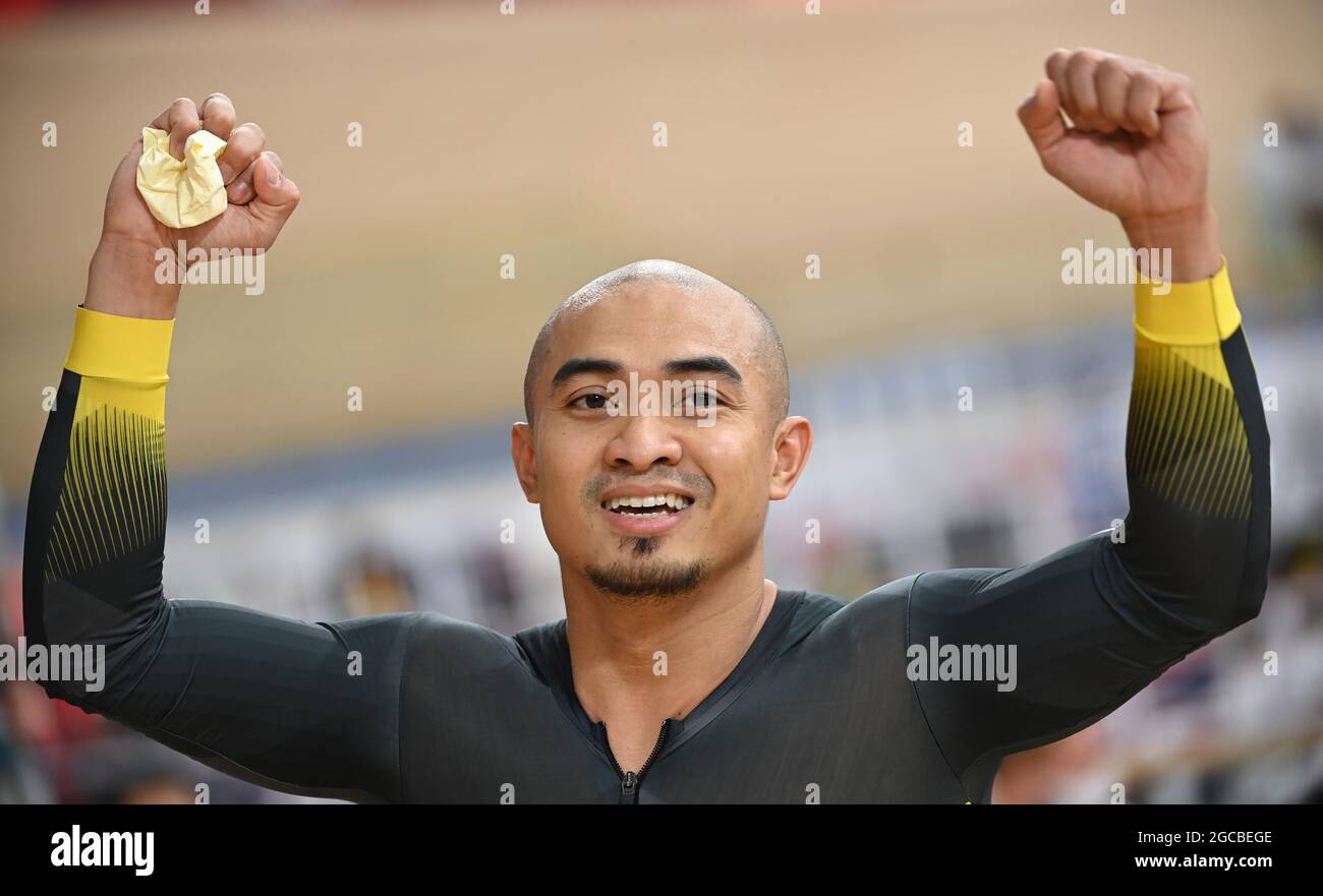 Izu, Japan. 08th Aug, 2021. Cycling/Track: Olympics, Keirin, Men, Final ...