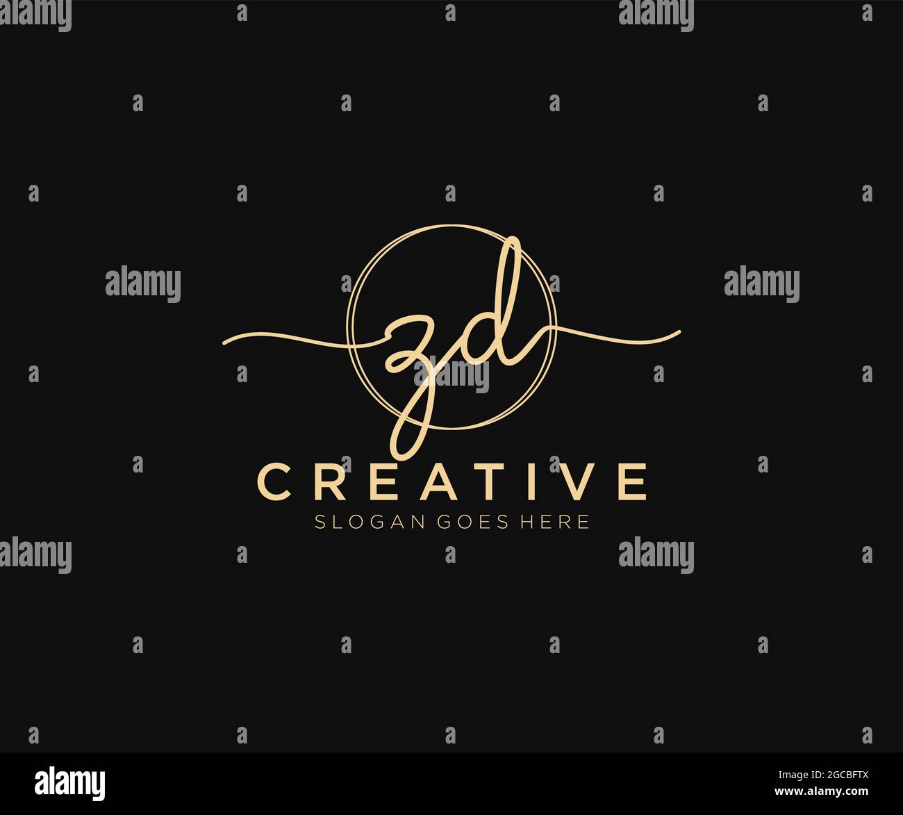 Zd minimal logo hi-res stock photography and images - Alamy