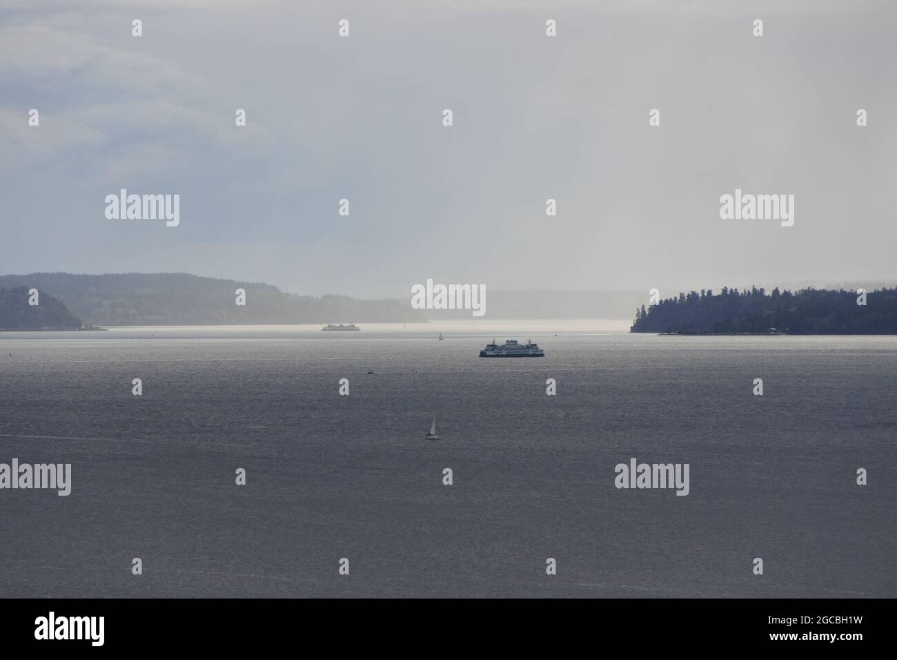 Storm approaching Puget Sound Stock Photo - Alamy