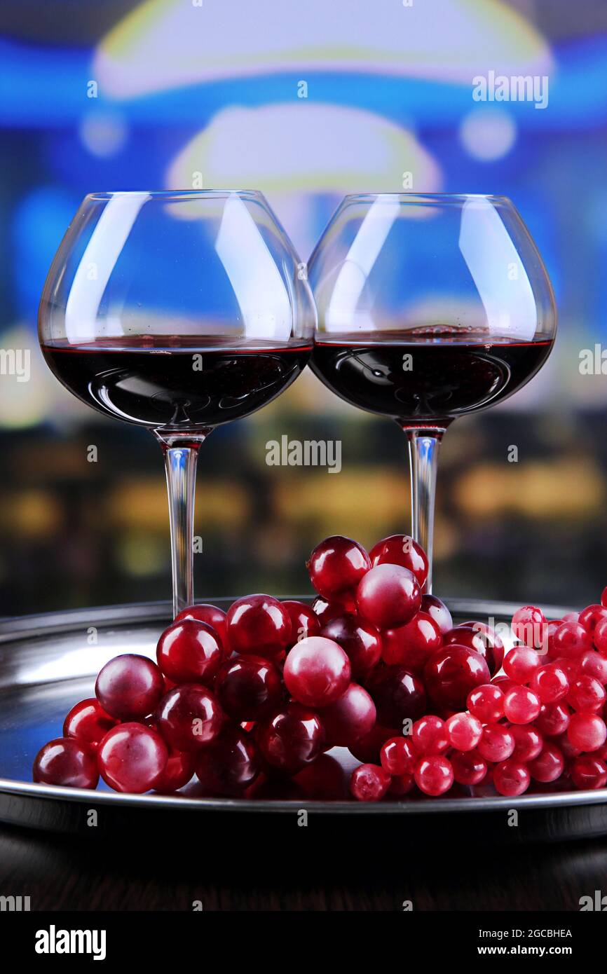Wine tasting in restaurant Stock Photo - Alamy