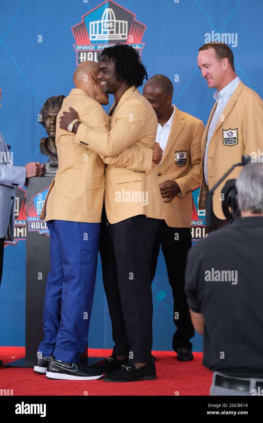 August 7th, 2021: Edgerrin James during the Pro Football Hall of Fame ...