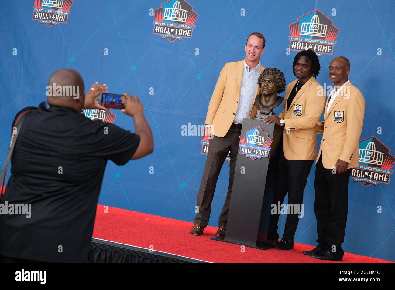 August 7th, 2021: Edgerrin James during the Pro Football Hall of Fame ...