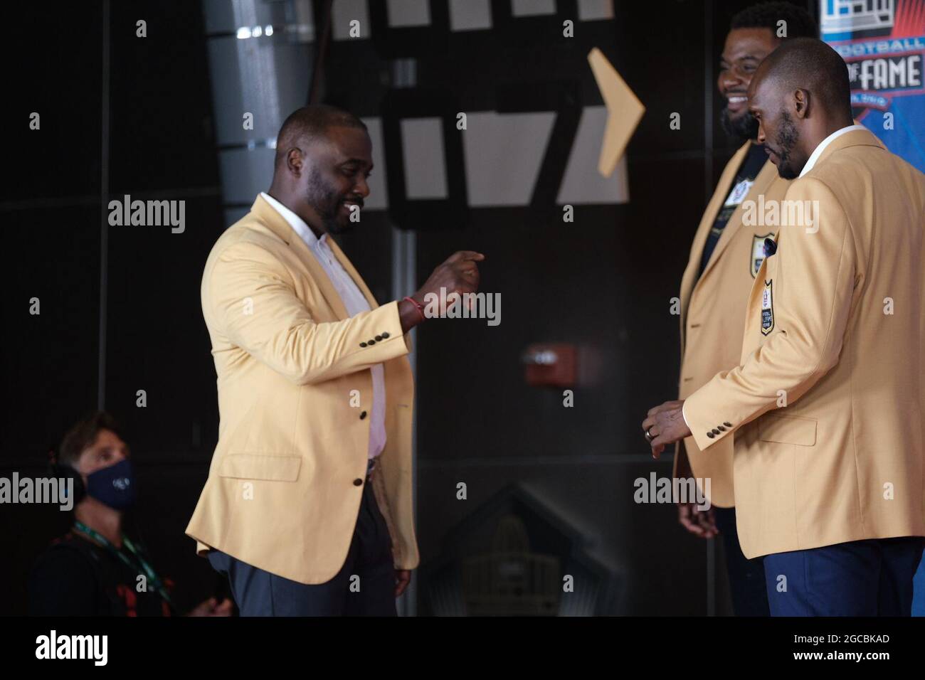 August 7th, 2021: Marshal Faulk and Isaac Bruce during the Pro Football ...