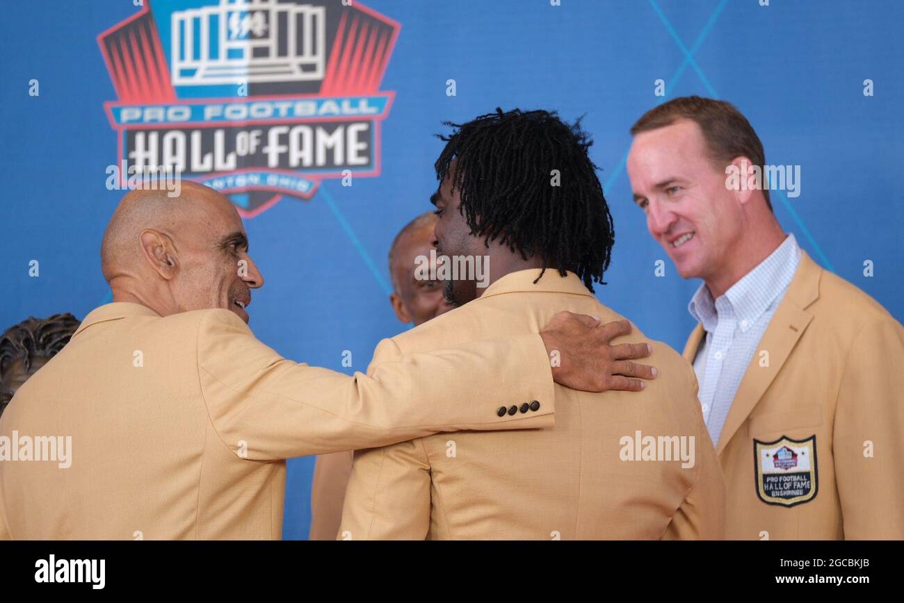 August 7th, 2021: Edgerrin James during the Pro Football Hall of Fame ...