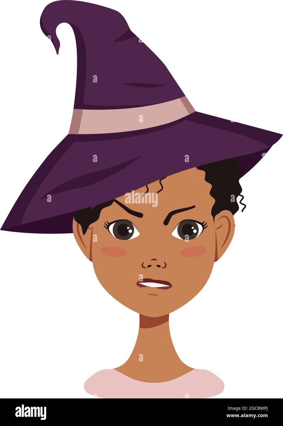 Angry adult african american Stock Vector Images - Alamy