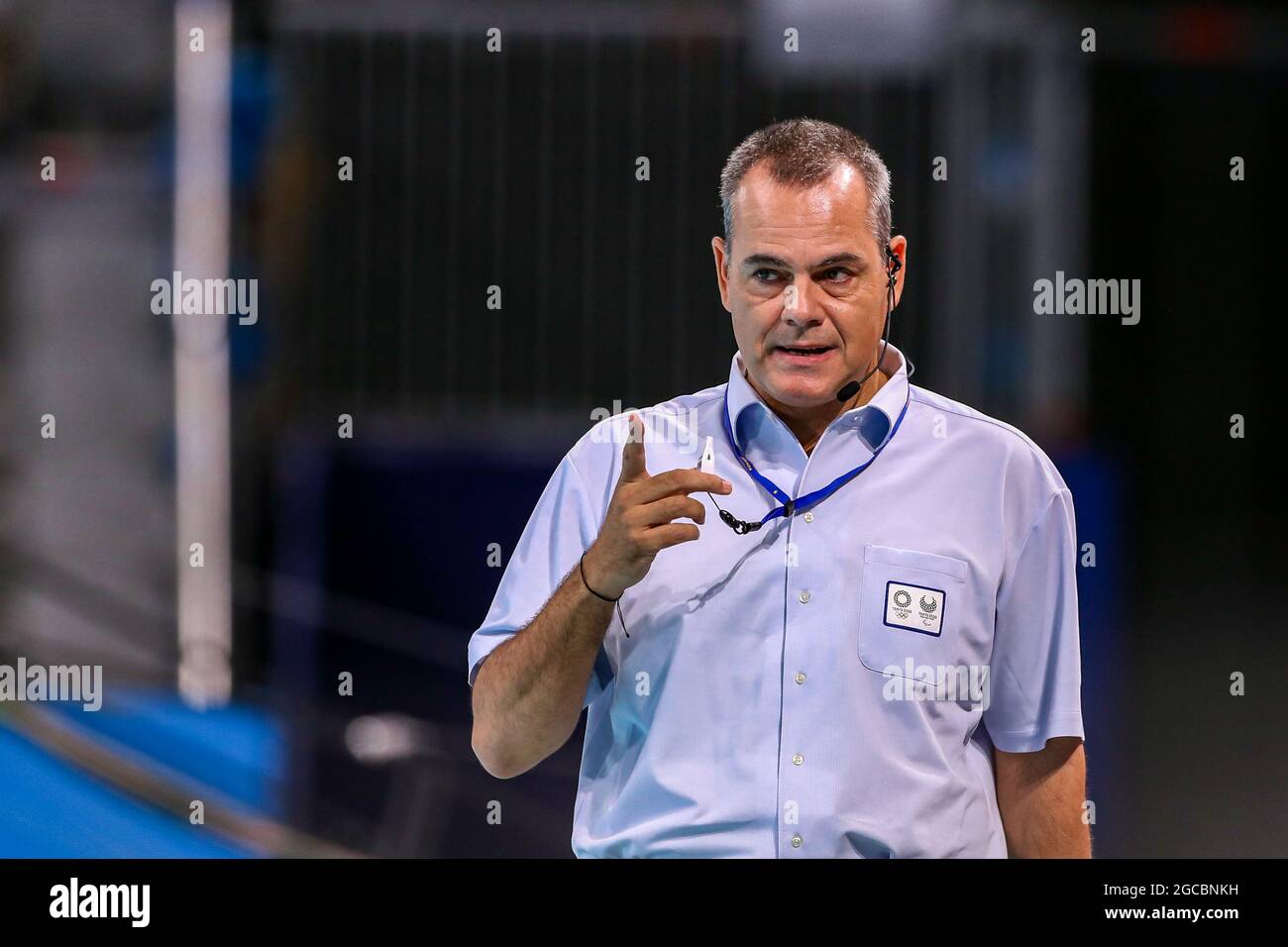 TOKYO, JAPAN - AUGUST 8: referee Georgios Stavridis (GRE) during the ...