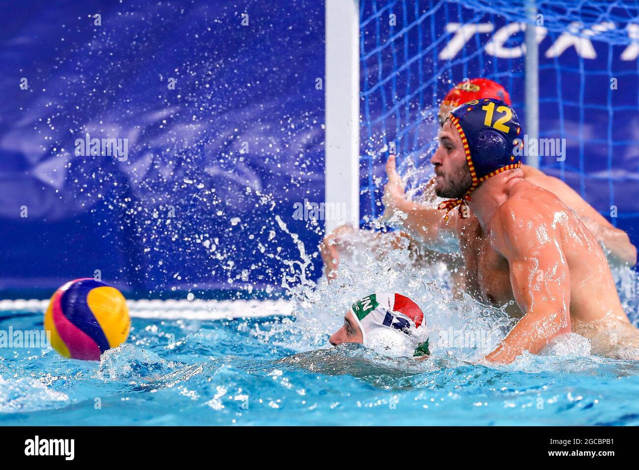 TOKYO, JAPAN - AUGUST 8: Balazs Harai of Hungary, Alejandro Bustos of ...