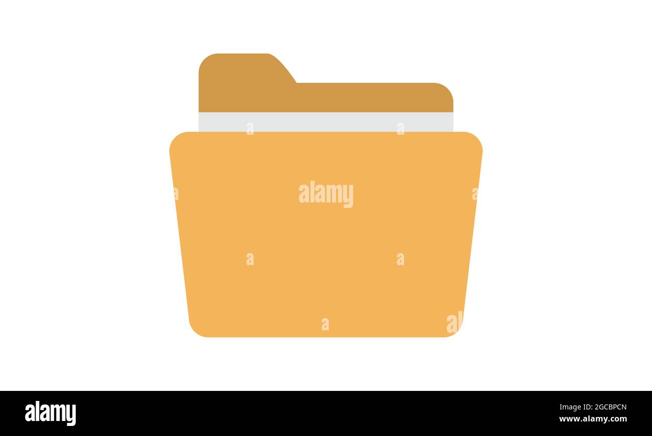 Folder icon vector hi-res stock photography and images - Alamy
