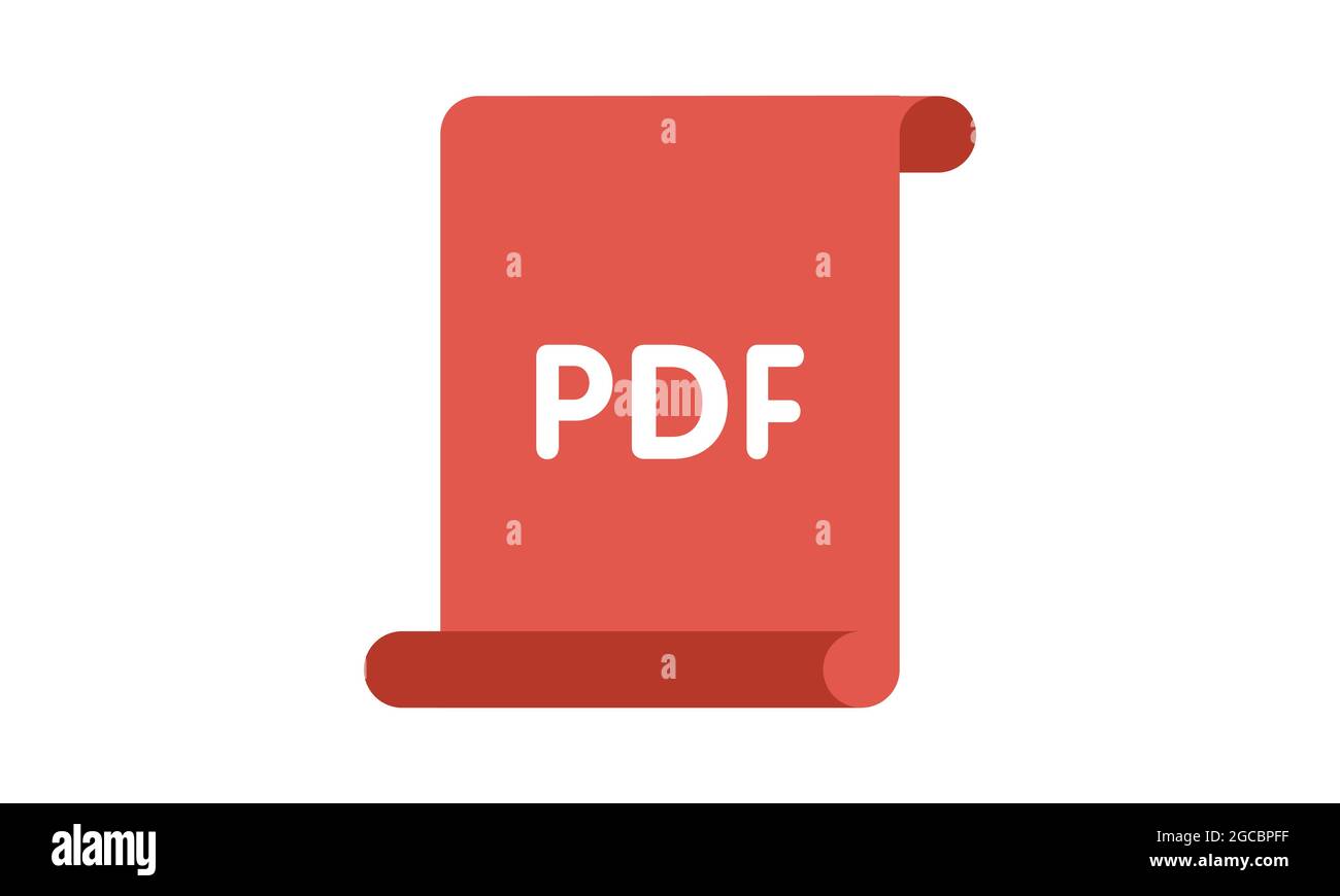 Pdf icon, vector illustration. Flat design style. vector pdf icon ...