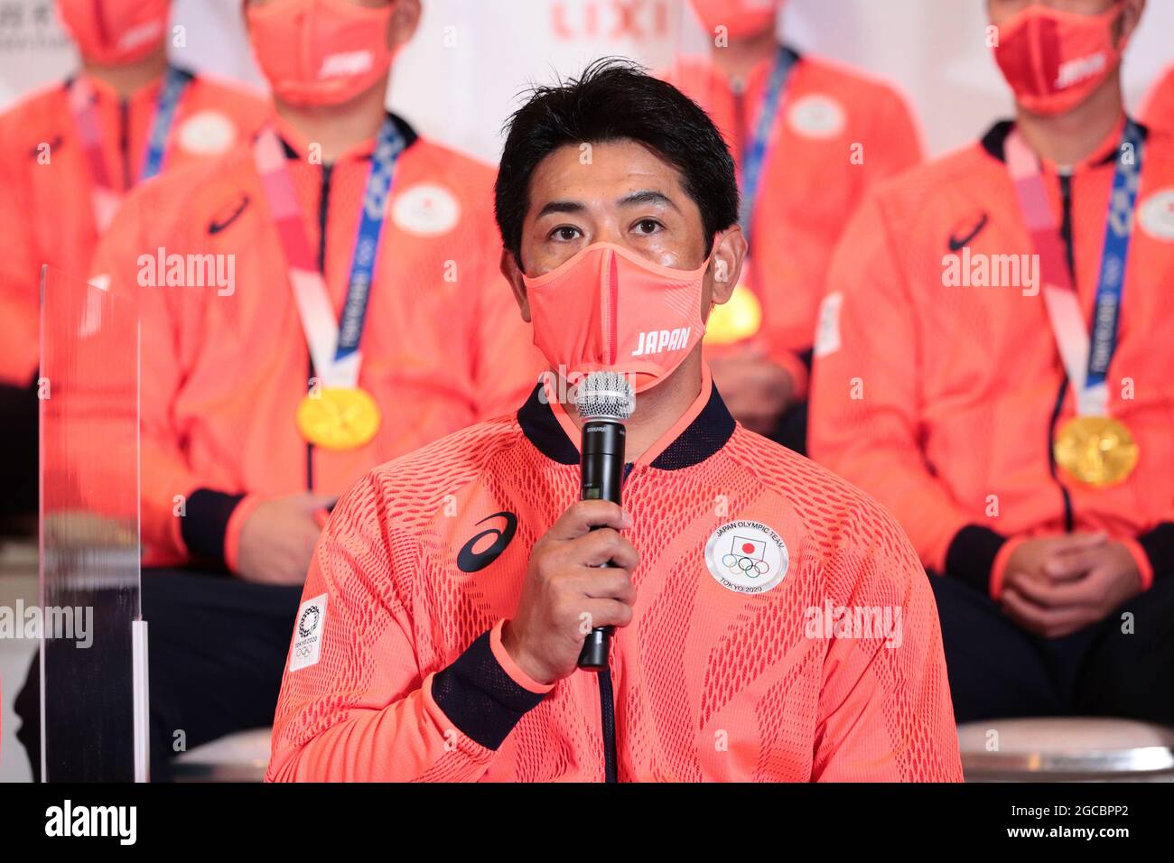 Atsunori Inaba manager (JPN), AUGUST 8, 2021 - Baseball : Gold medalist ...