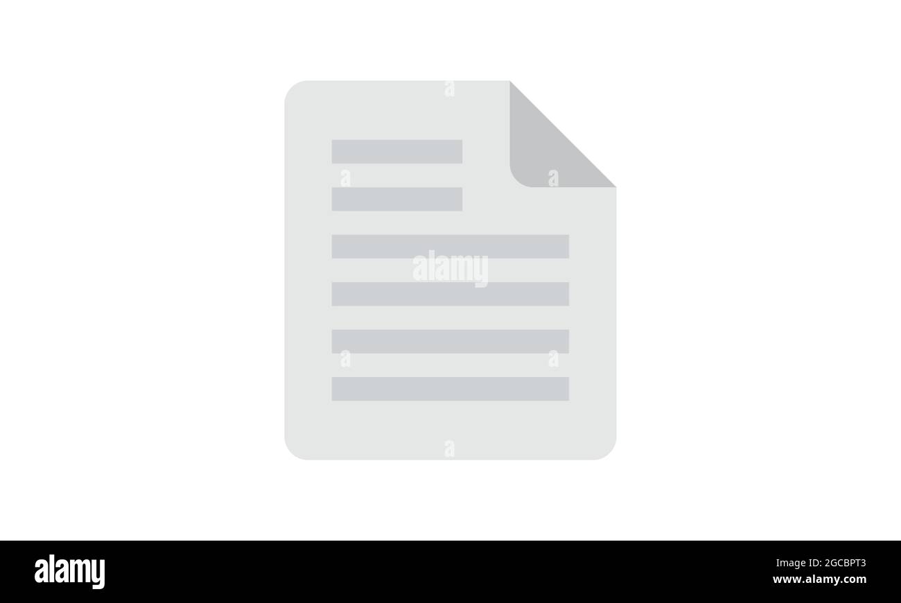 Document icon , text file flat icons. Vector illustration, modern ...