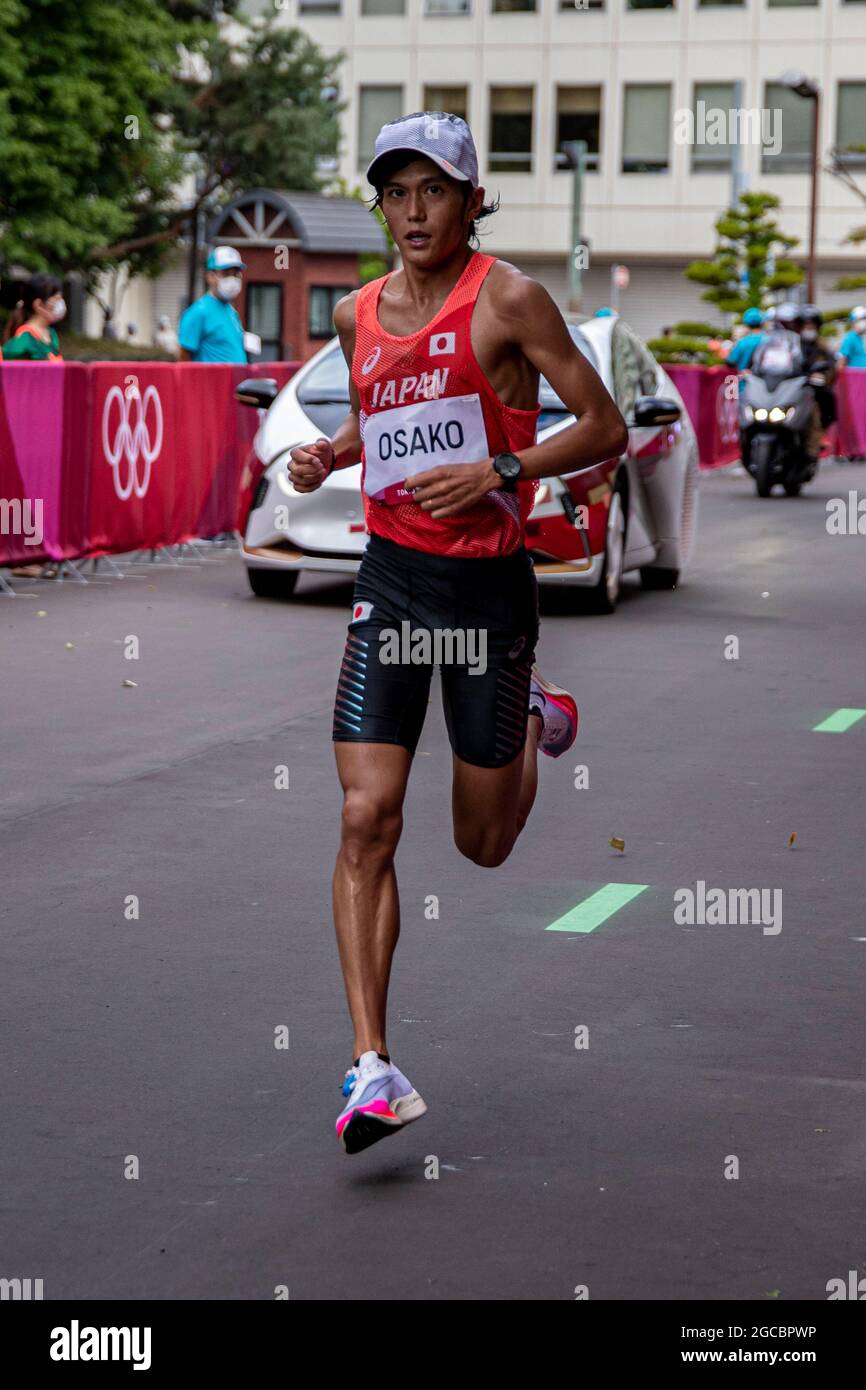 Sapporo, Hokkaido, Japan. 8th Aug, 2021. OSAKO Suguru (JPN) Marathon ...