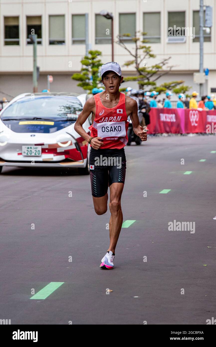 Sapporo, Hokkaido, Japan. 8th Aug, 2021. OSAKO Suguru (JPN) Marathon ...