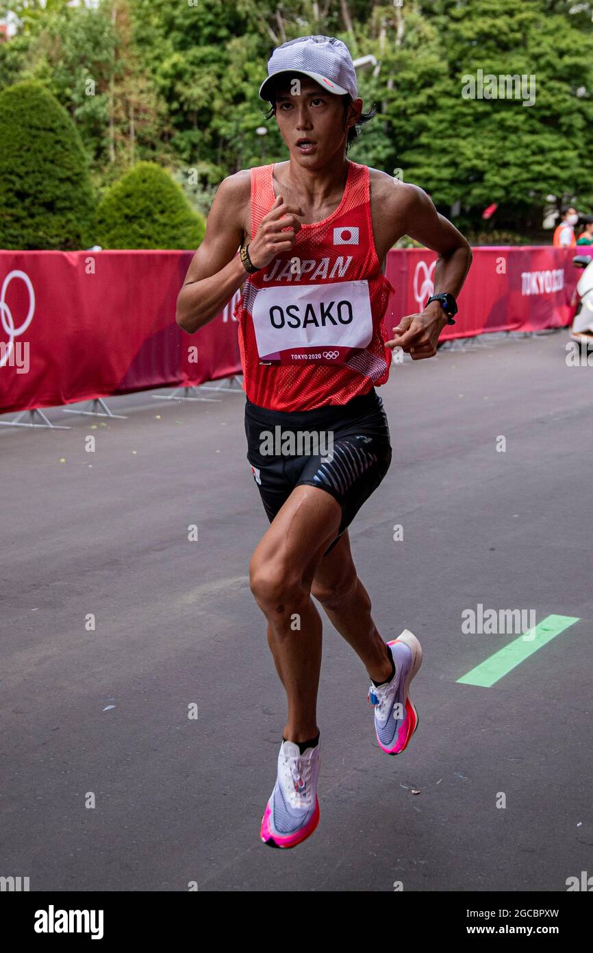 Sapporo, Hokkaido, Japan. 8th Aug, 2021. OSAKO Suguru (JPN) Marathon ...