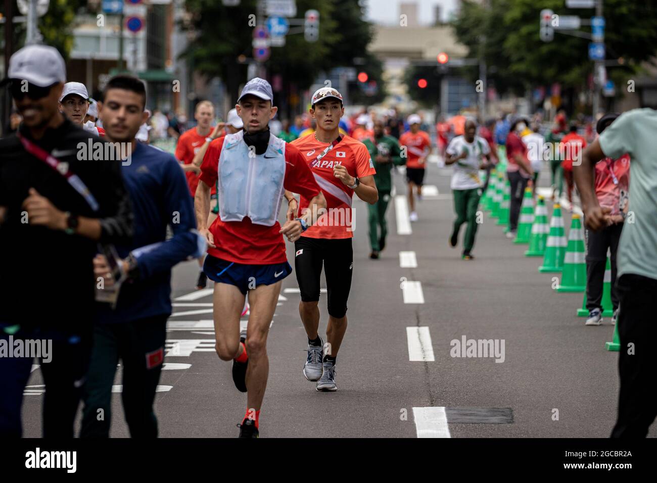 Sapporo, Hokkaido, Japan. 8th Aug, 2021. HATTORI Yuma (JPN) Marathon : Men's Marathon Final ...