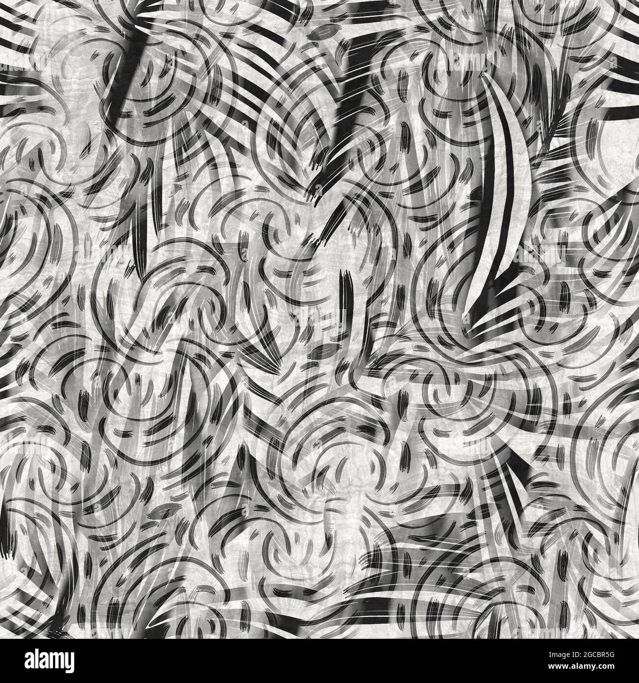 Seamless two tone hand drawn brushed effect pattern swatch Stock Photo ...