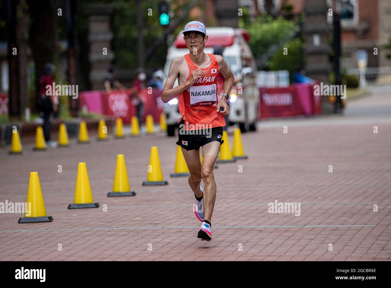 Sapporo, Hokkaido, Japan. 8th Aug, 2021. NAKAMURA Shogo (JPN) Marathon : Men's Marathon Final ...