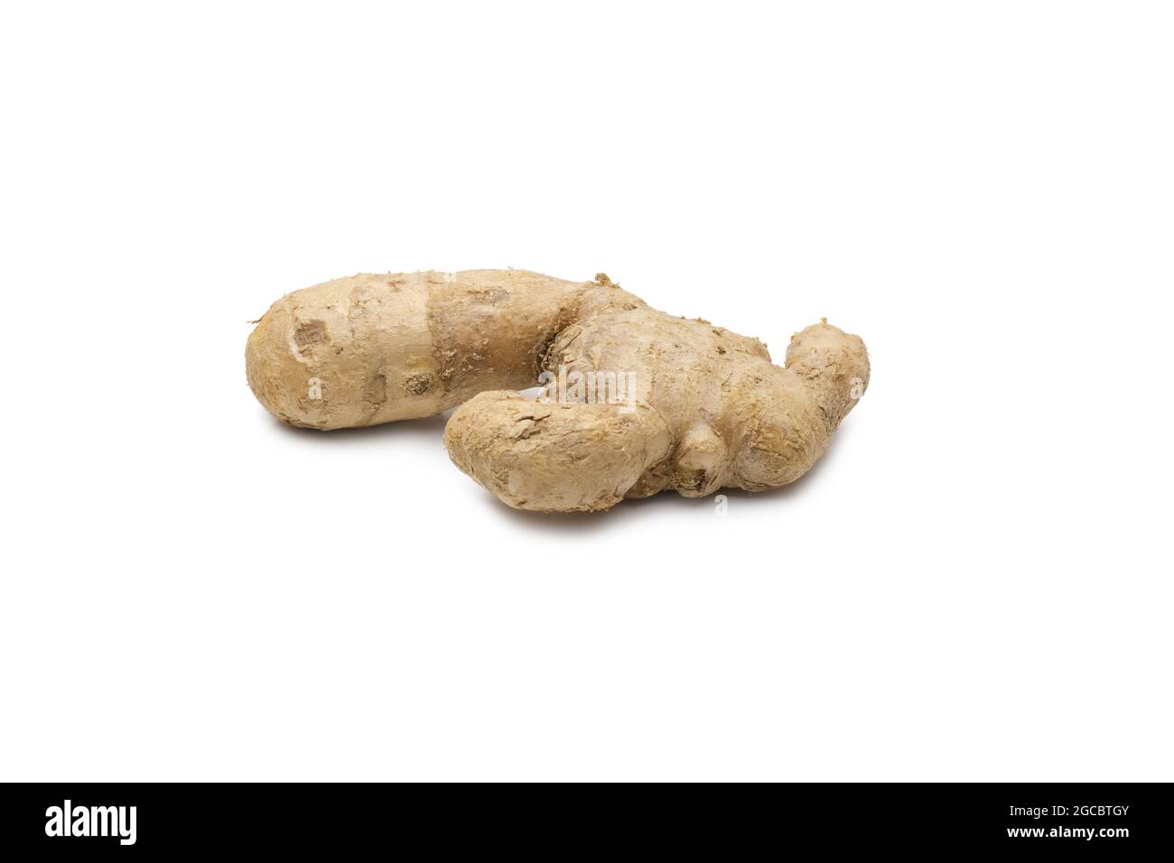 Dried organic fresh ginger on isolated white background Stock Photo - Alamy