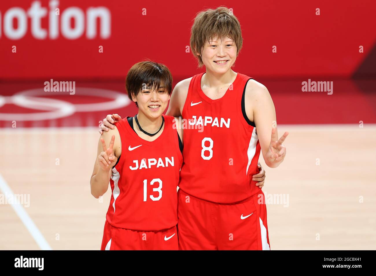 Saitama, Japan. 8th Aug, 2021. (L to R) Rui Machida, Maki Takada (JPN ...