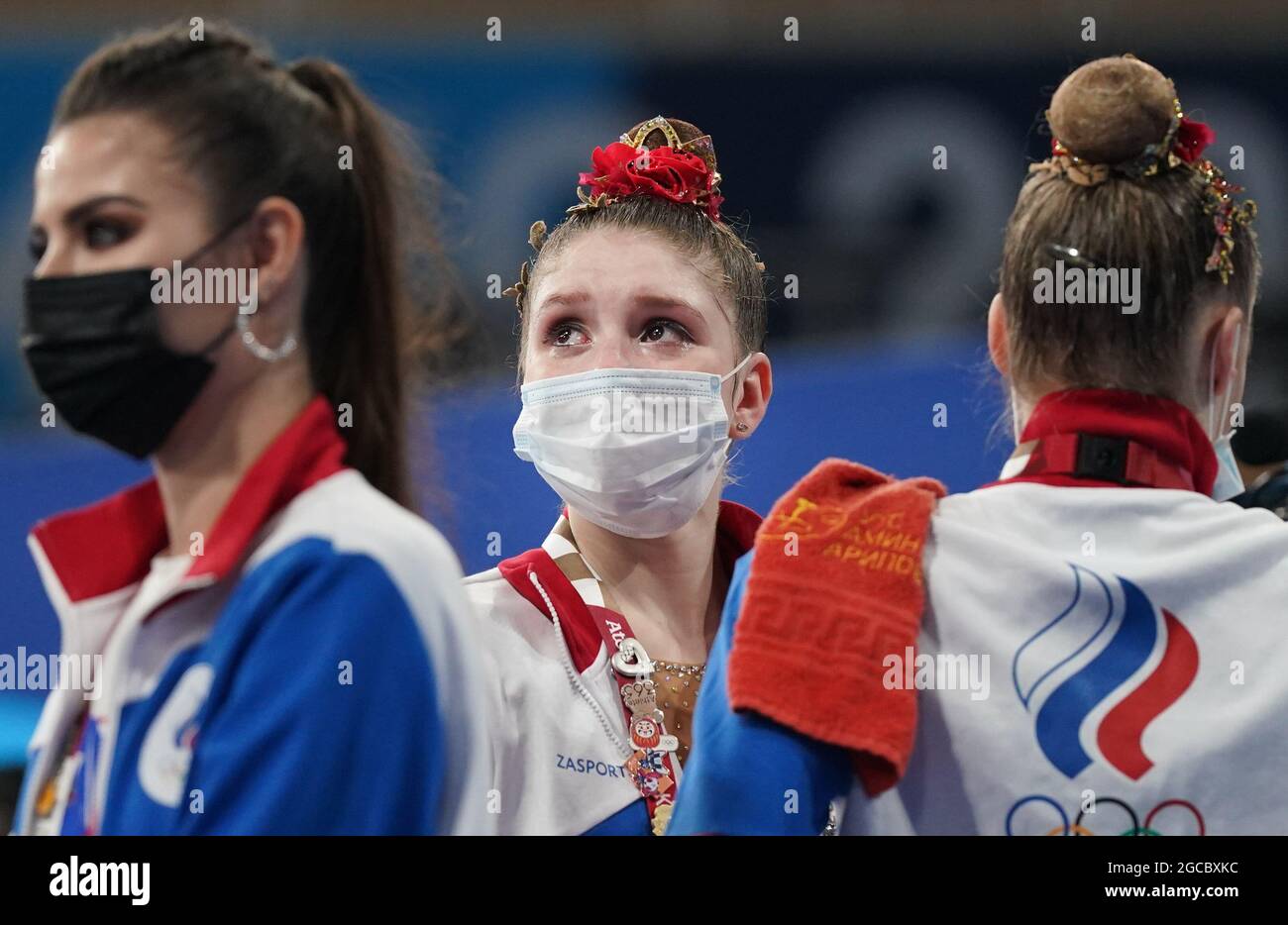 Tokyo, Japan. 8th Aug, 2021. Members of Team ROC shed tears after the ...