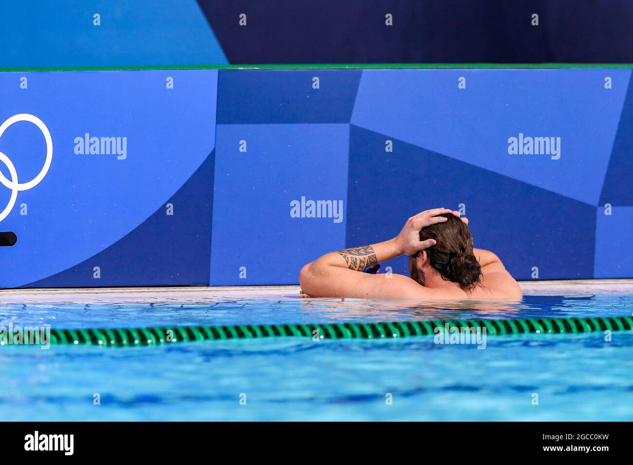 TOKYO, JAPAN - AUGUST 8: Roger Tahull of Spain can’t believe it, lost ...