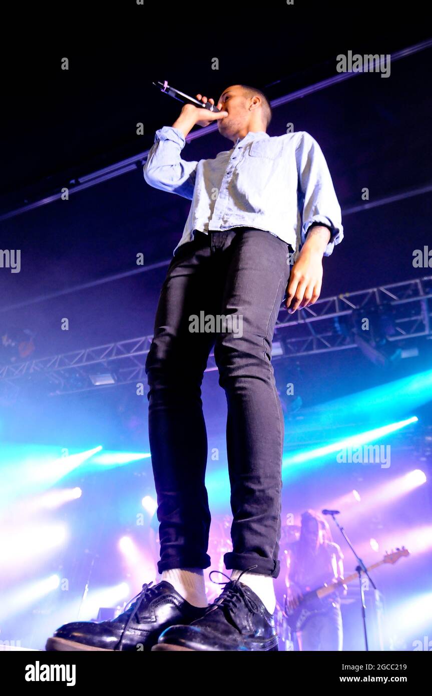 Rizzle Kicks Performing at Sheffield Academy 02 , Sheffield Stock Photo ...