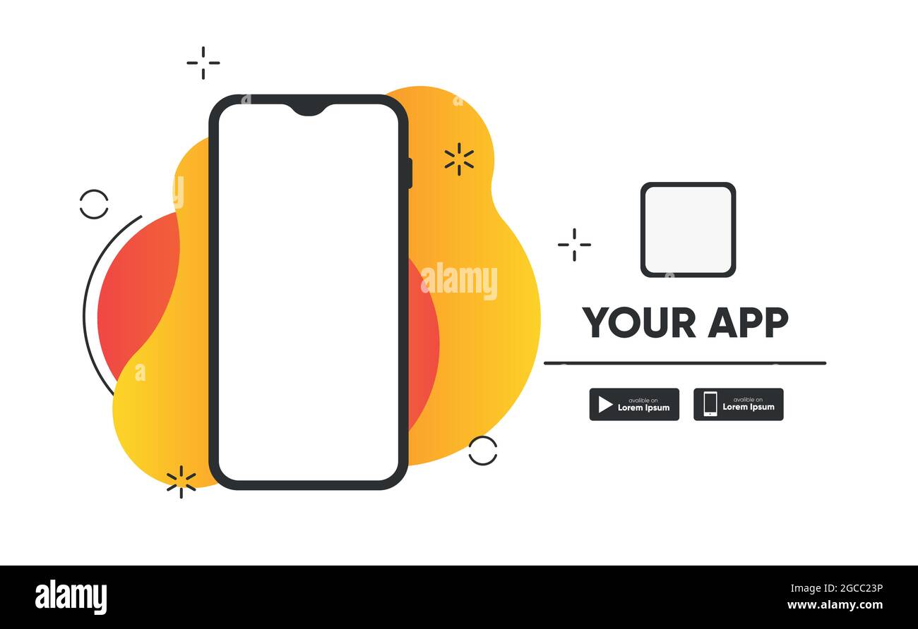 Banking landing page vector Cut Out Stock Images & Pictures - Alamy