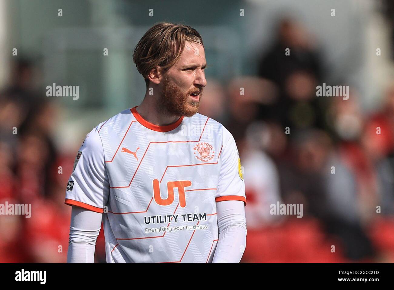 Josh Bowler #11 of Blackpool during the game Stock Photo - Alamy