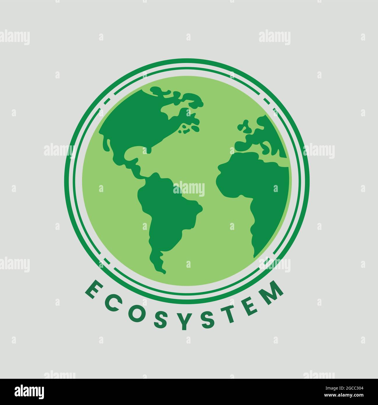 Biosphere division with labeled ecosystem explanation scheme outline ...