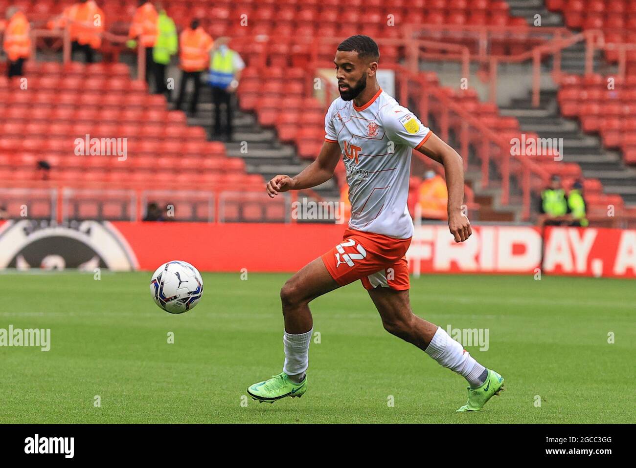 Cj Hamilton #22 of Blackpool in action during the game Stock Photo - Alamy