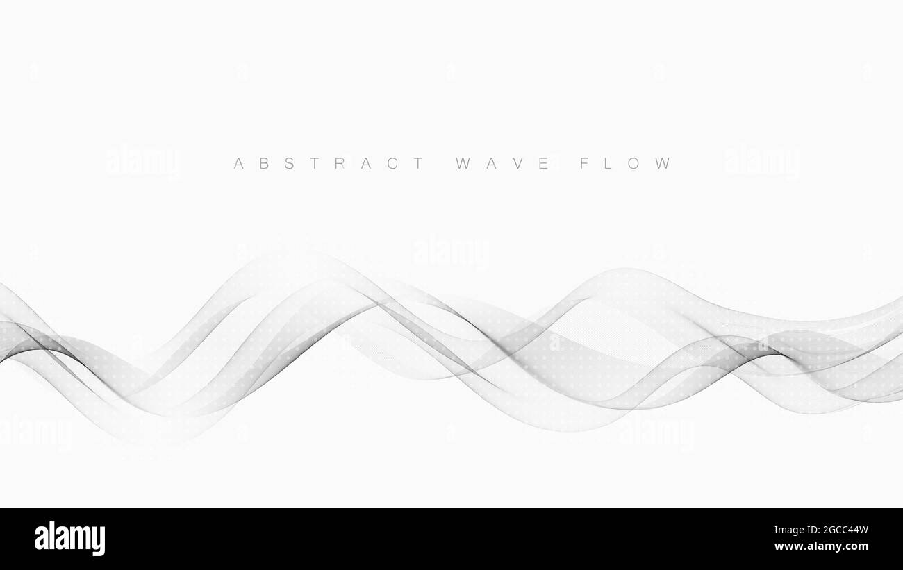Abstract gray wave Vector abstract background wave Stock Vector Image ...