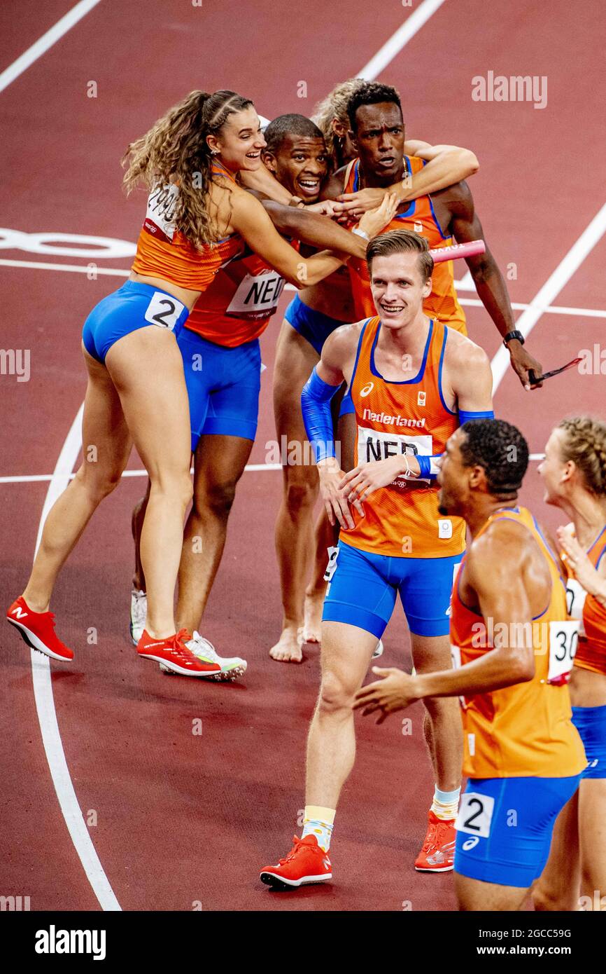 The Dutch relay team has caused a great stunt this afternoon on the ...