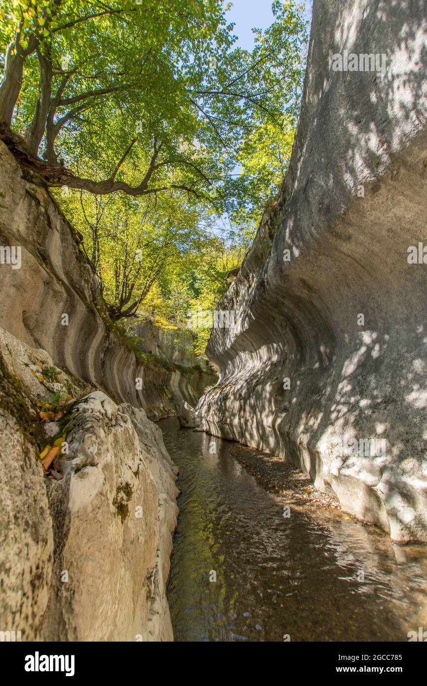 cheile banitei canyon, near petrosani, romania Stock Photo - Alamy