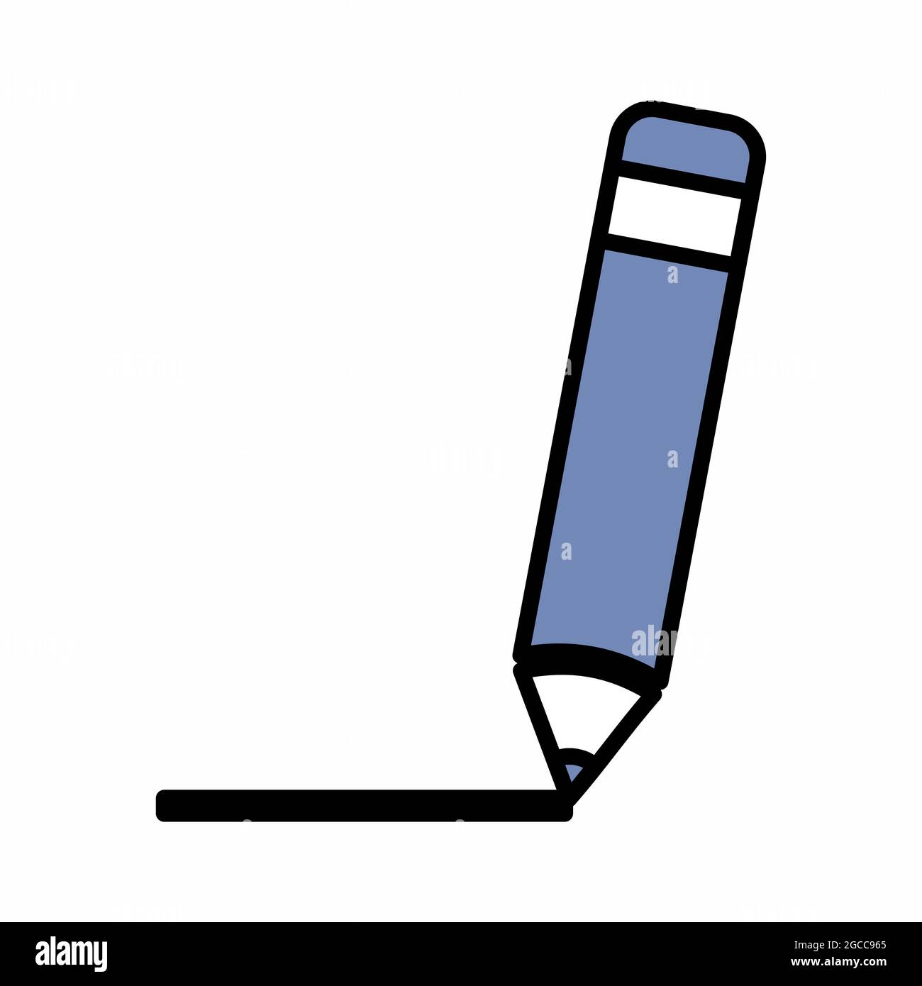 Blue color pencil drawing silhouette hi-res stock photography and ...